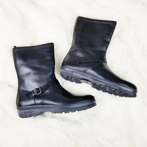 Salvatore Ferragamo | Shoes | Salvatore Ferragamo Saul Shearling Lined ...